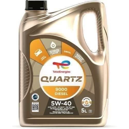 TOTAL ENGINE OIL 5L QUARTZ 9000 DIESEL 5W40 – Paloma Tech